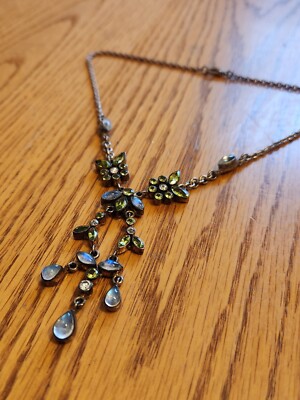 NICKY BUTLER INDIA NB Sterling Silver Necklace Dangle Gemstone Amethyst ...