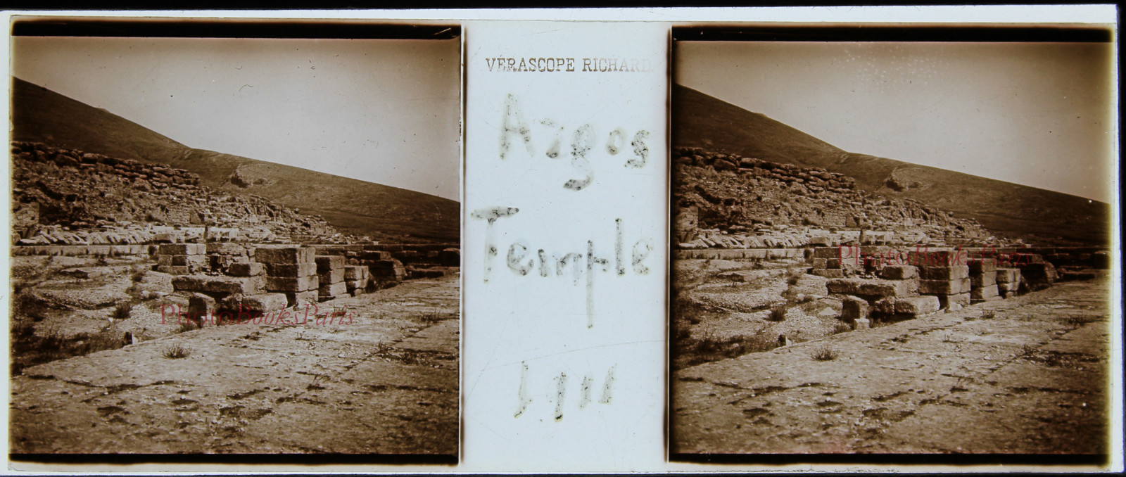Argos Greece Stereo Félix Sartiaux 45X107Mm Plate Pos. Ca 1911 | eBay UK