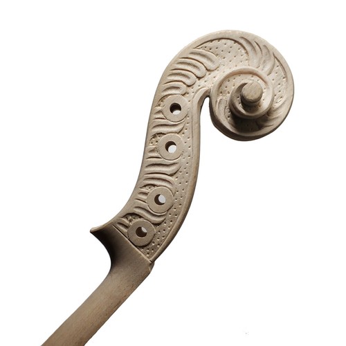 4/4 Violin Head Hand Carved Violin Scroll Violin Head Hand Carving ...