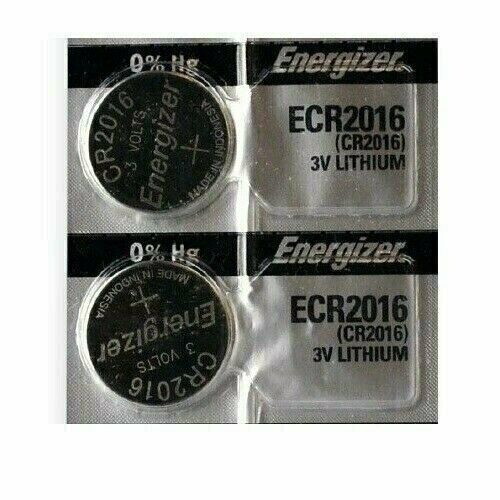 2 NEW ENERGIZER CR2016 CR 2016 BL DL2016 ECR 2016 3v LITHIUM Batteries ...
