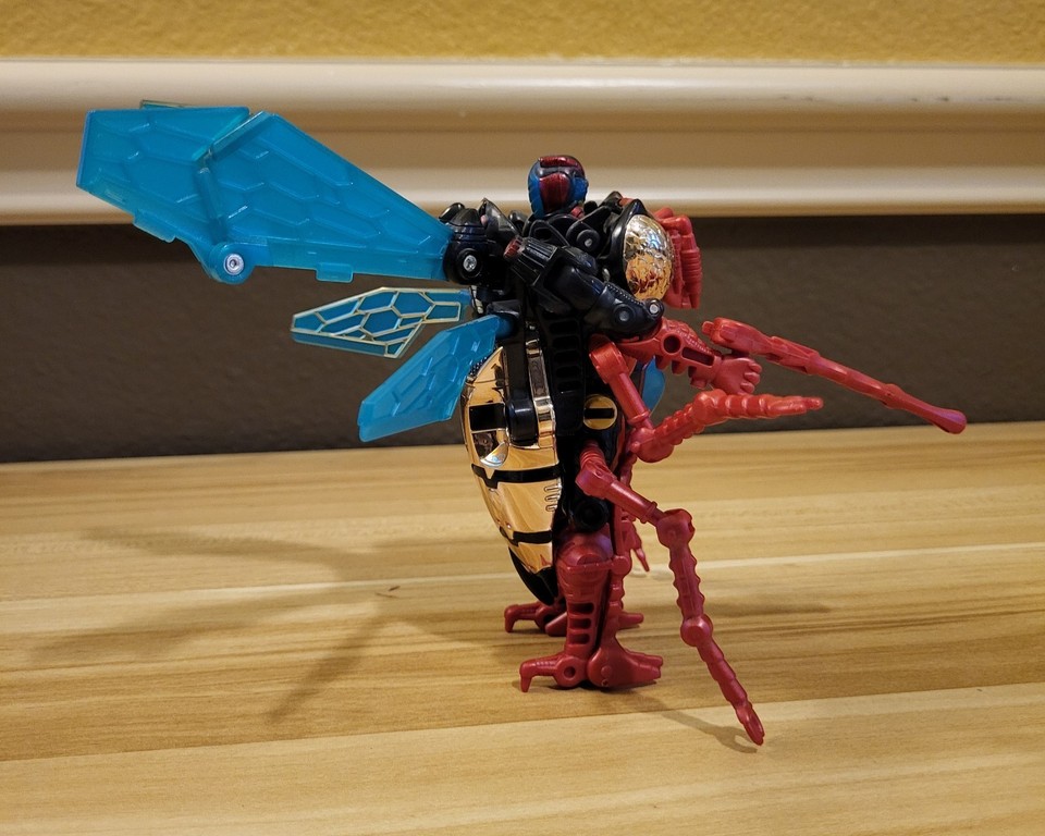 1998 Vintage Hasbro Transformers Beast Wars Waspinator Transmetal ...