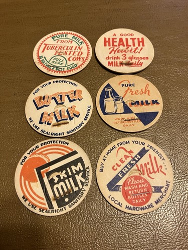 Lot of 6 Milk Caps | eBay