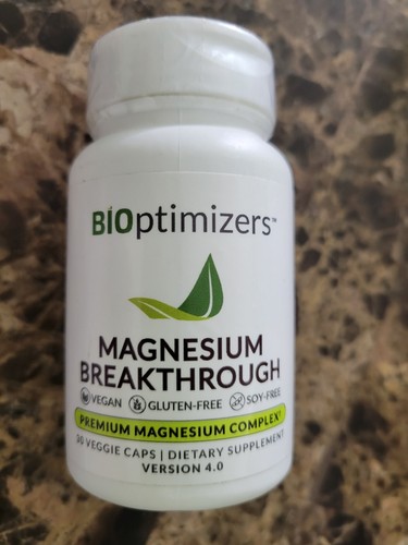 Bioptimizers Magnesium Breakthrough Supplement -Version 4.0 - 30 veggie ...