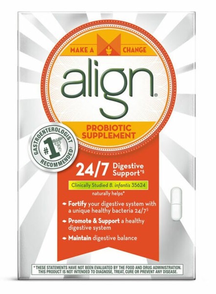 Align Digestive Support Care Probiotic 24/7 Supplement 42 Capsules 6 ...