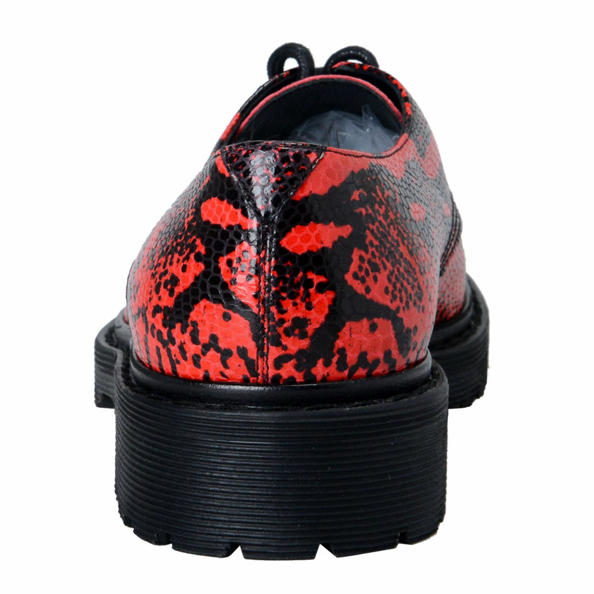 Saint Laurent Men's Red Snake Skin Print Leather Oxfords Shoes Sz 6 7 9 ...