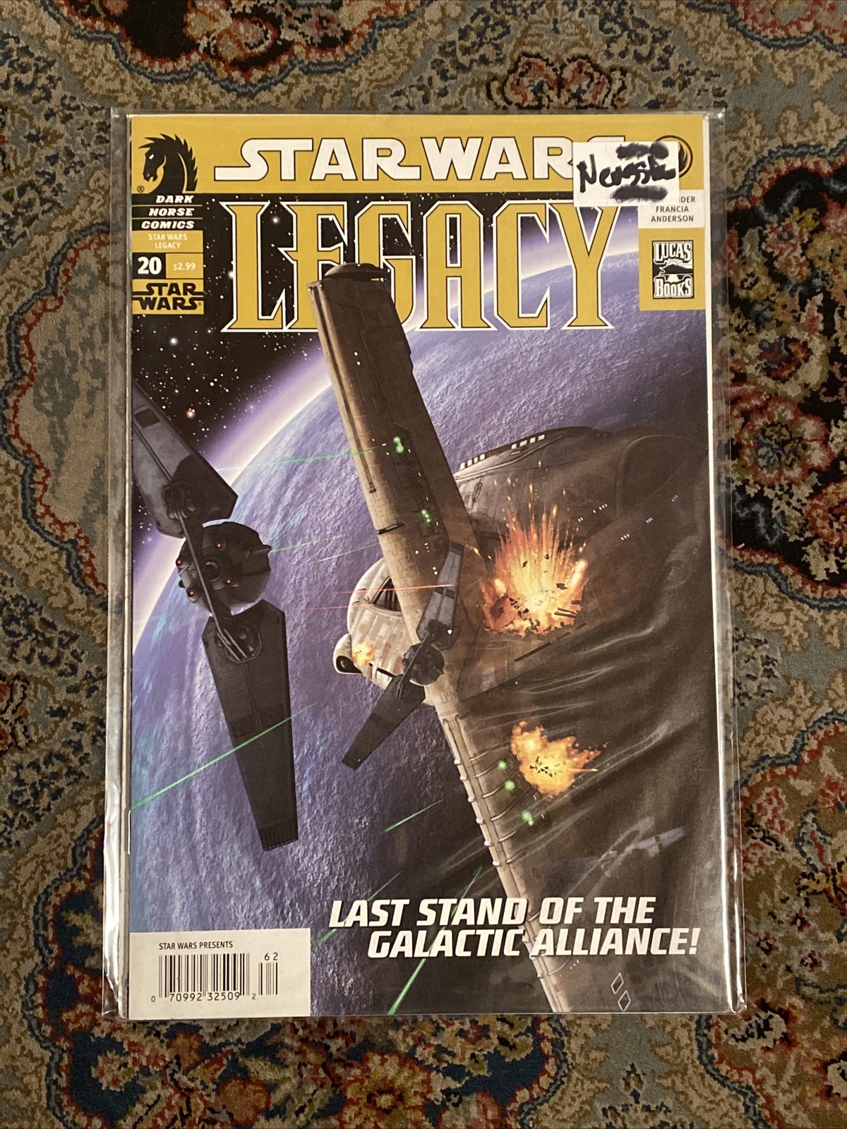 Star Wars Legacy #20 Newsstand F/VF 1st App Darth Azard, Queen Dark ...