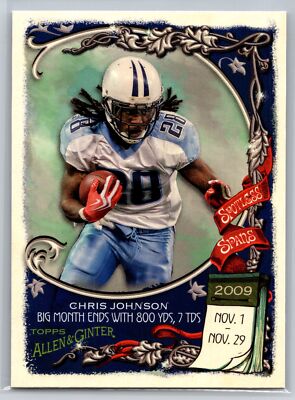 2024 Topps Composite #SS-15 CHRIS JOHNSON Allen Ginter Spotless Spans ...