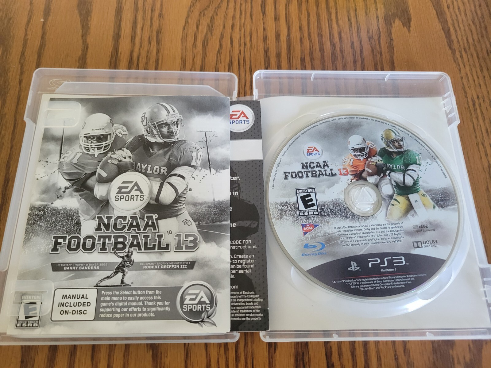 NCAA Football 13 - Playstation 3 Ps3 Disc In Great Shape Comes Complete ...