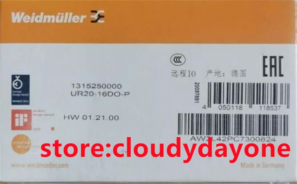 100% New Weidmuller UR20-16DO-P 1315250000 Remote Module Fast Shipping | eBay