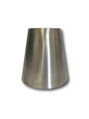 2" x 1 1/2" Exhaust Tube Merge Taper Cone Stainless Steel 316 | eBay
