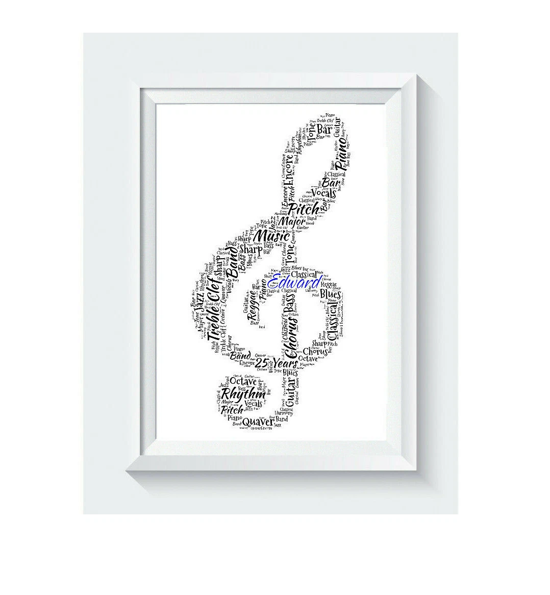 Music Notes Word Art