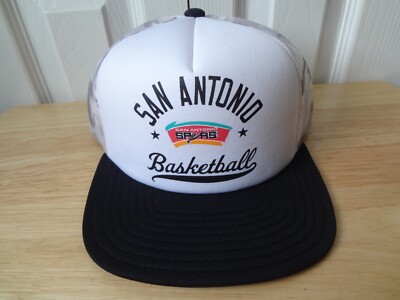 Vintage NBA San Antonio Spurs Snapback Trucker Hat 90s Adidas NEW NWOT ...