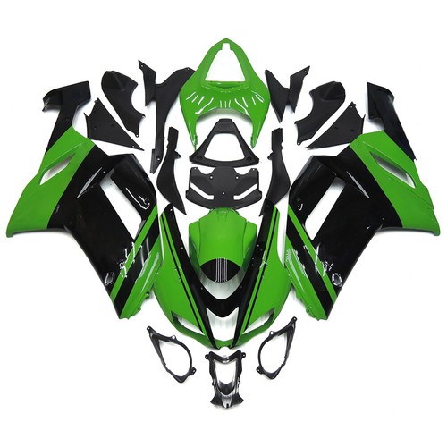 Green Black Fairing Kit For Kawasaki ZX6R 2007 2008 ZX-6R 07 08 ABS ...