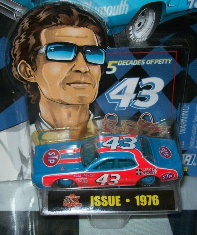 RICHARD PETTY #43 1976 NASCAR RACING CHAMPIONS 1/64 DIECAST CAR 19,043 ...