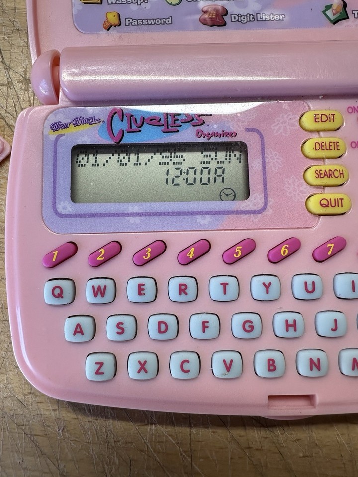 Vintage 1997 Dear Diary Clueless Fashion & Make Up Organizer Tested ...