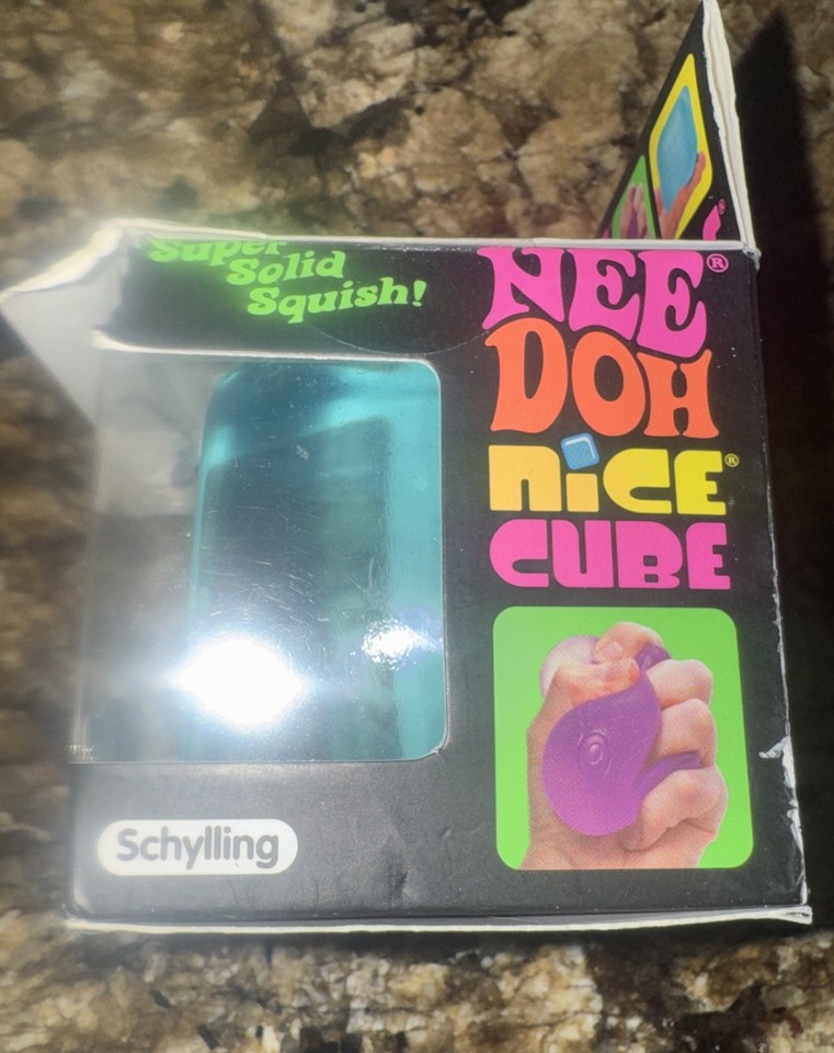 Nee Doh Nice Cube Blue NEW SEALED Damaged Box | eBay UK