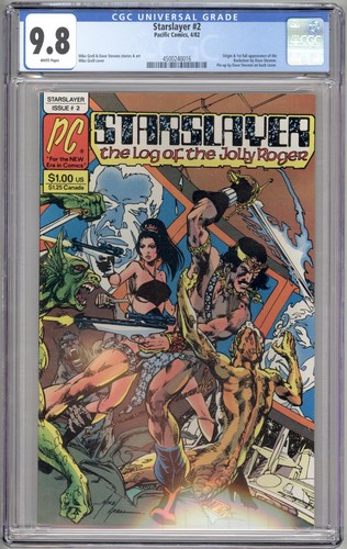 STARSLAYER #2 CGC 9.8 NM/M PACIFIC COMICS 1982 1ST ROCKETEER | eBay