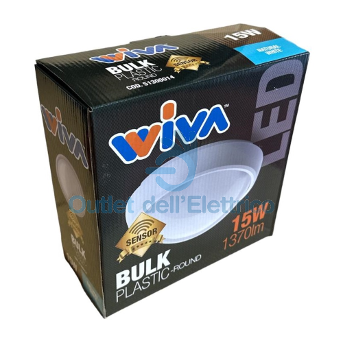 WIVA 51300014 WLI BULK-R PL SENSOR BIANCO 15W 4000°K | eBay