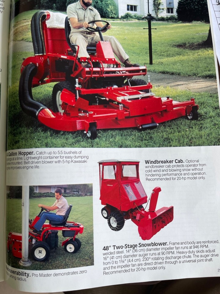 GRAVELY RIDING TRACTOR, TWO WHEEL, PRO UNITS, NEW ITEM | eBay