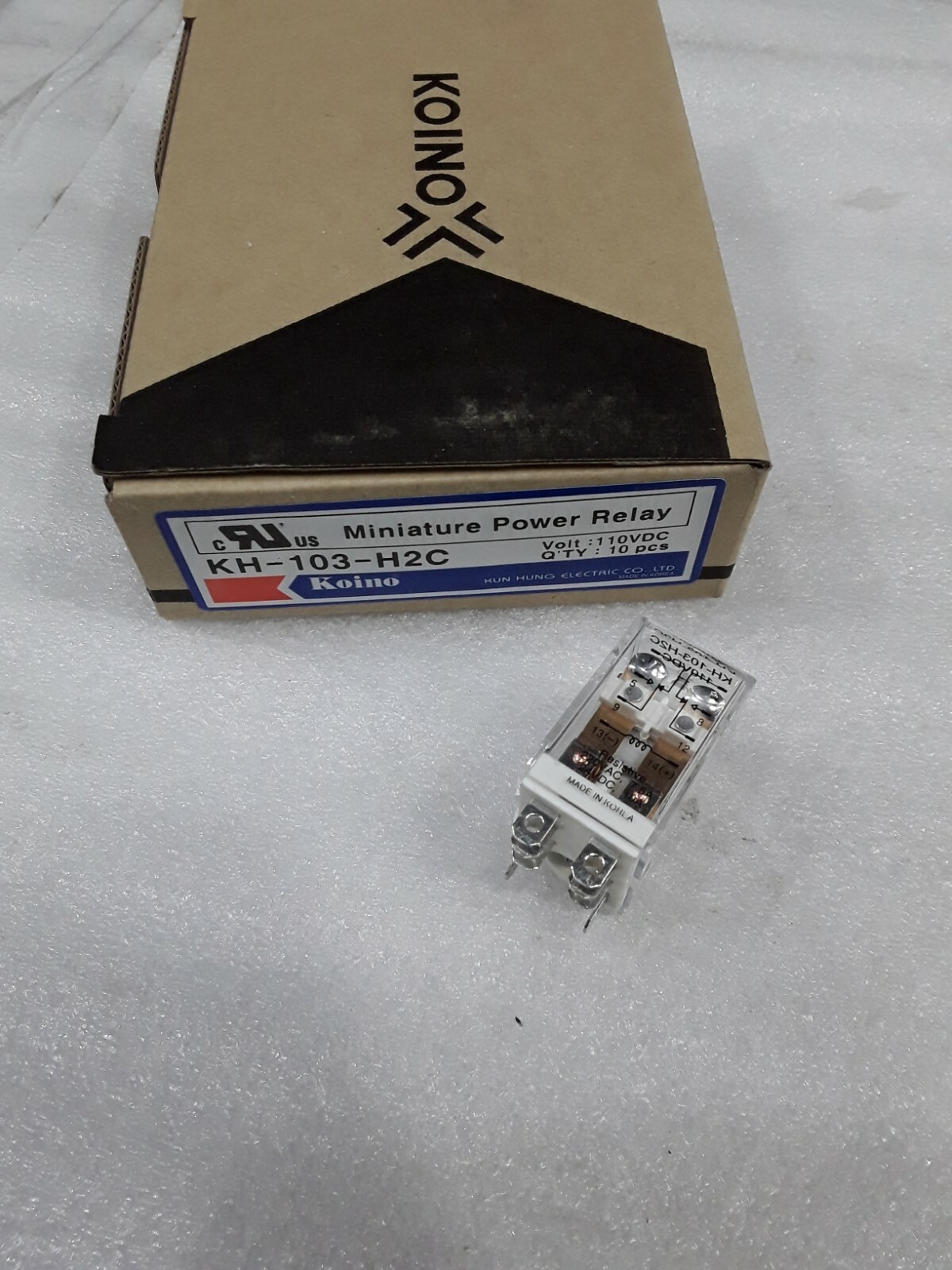 KH-103-H2C-110DC KOINO MINIATURE POWER RELAY 8PIN 10AMP NEW | eBay