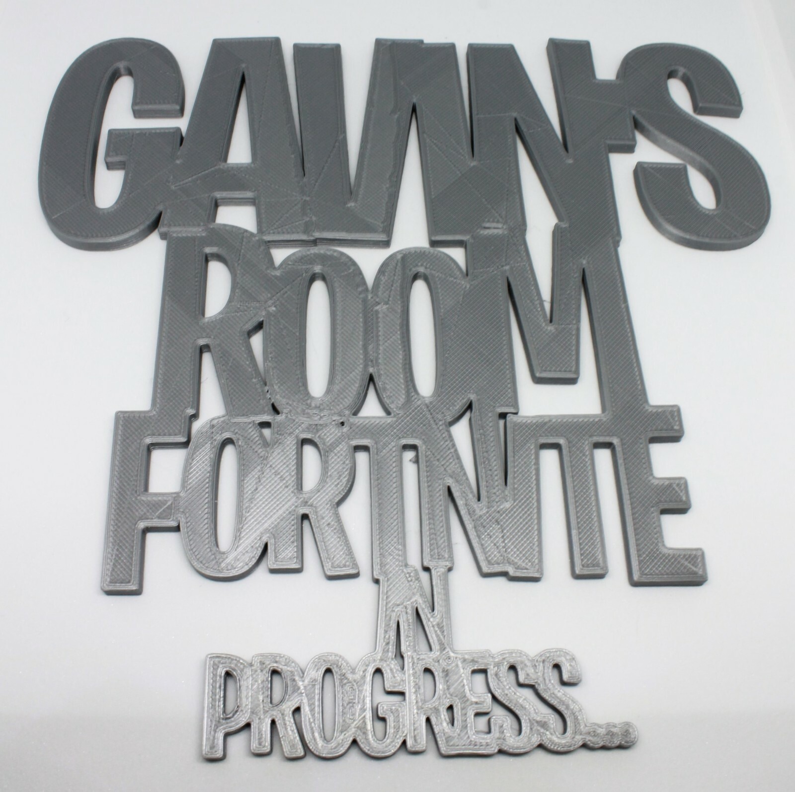 Fortnite Personalized Custom Name Sign Any Name Bedroom Door Wall 3D ...