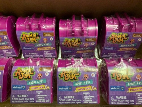 Animal Jam Adopt A Pet Treasure Chests Mystery Case of 24 All Pink ...