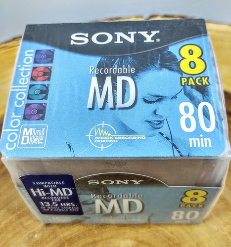 Sony 80 Minute Color MiniDisc (Pack of 8) for sale online | eBay