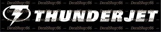 Thunderjet Boats - Outdoor Sports - Vinyl Die-Cut Peel N' Stick Decals ...