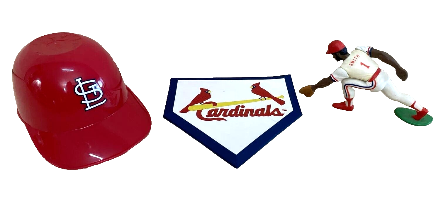 St Louis Cardinals Memorabilia Lot of 3 MINI Home Plate - OZZIE Figure ...
