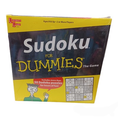 Sudoku For Dummies Board Game-Tile Number Game-Sealed | eBay