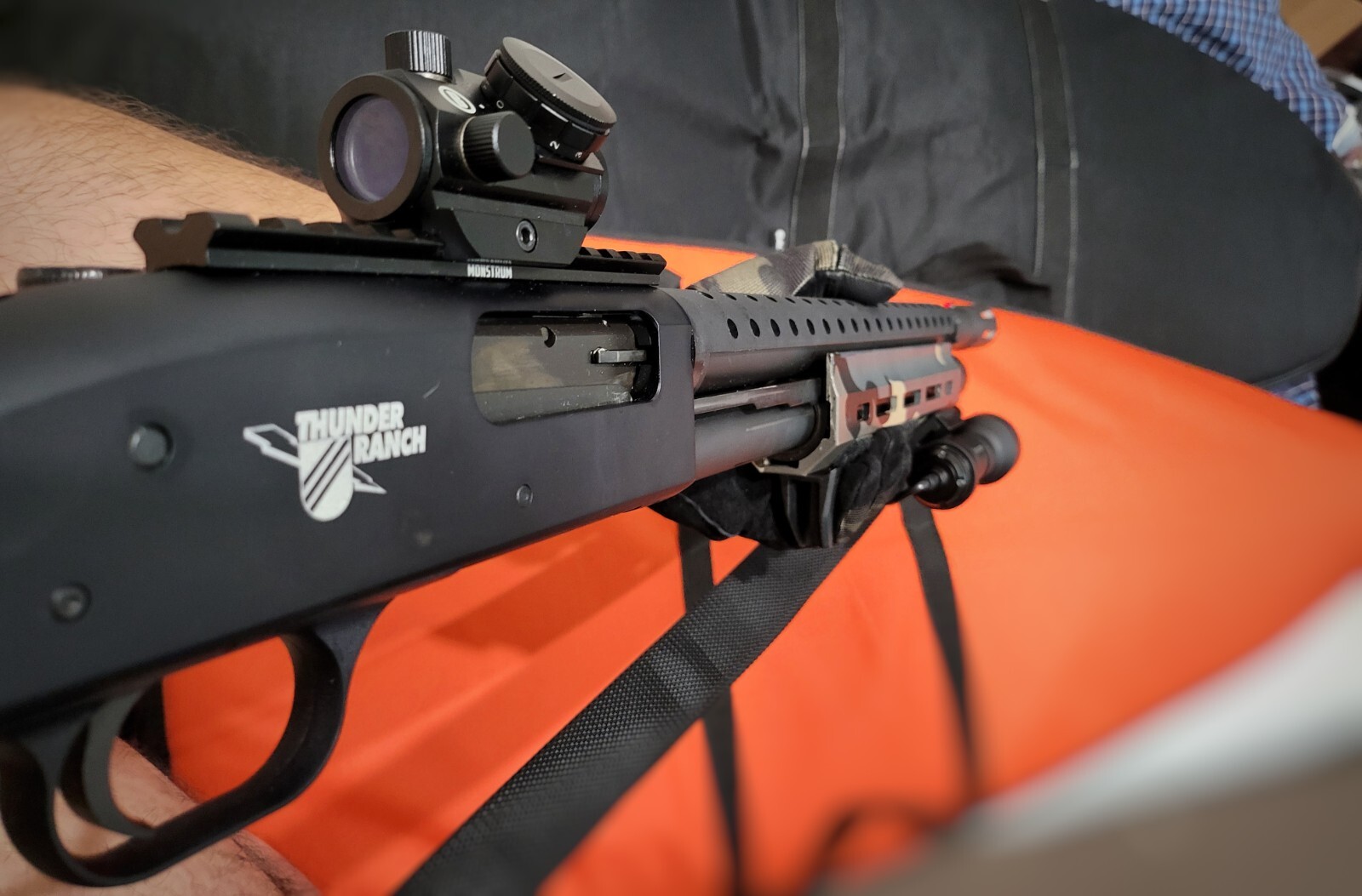 THUNDER RANCH + BREACHER TIPPED Mossberg Heat Shield 590 Shotgun 12GA ...