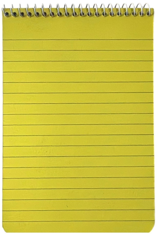 6 Neon NOTE PADS Neon Spiral Bound Ruled Lined 100x150mm Plastic Cover ...