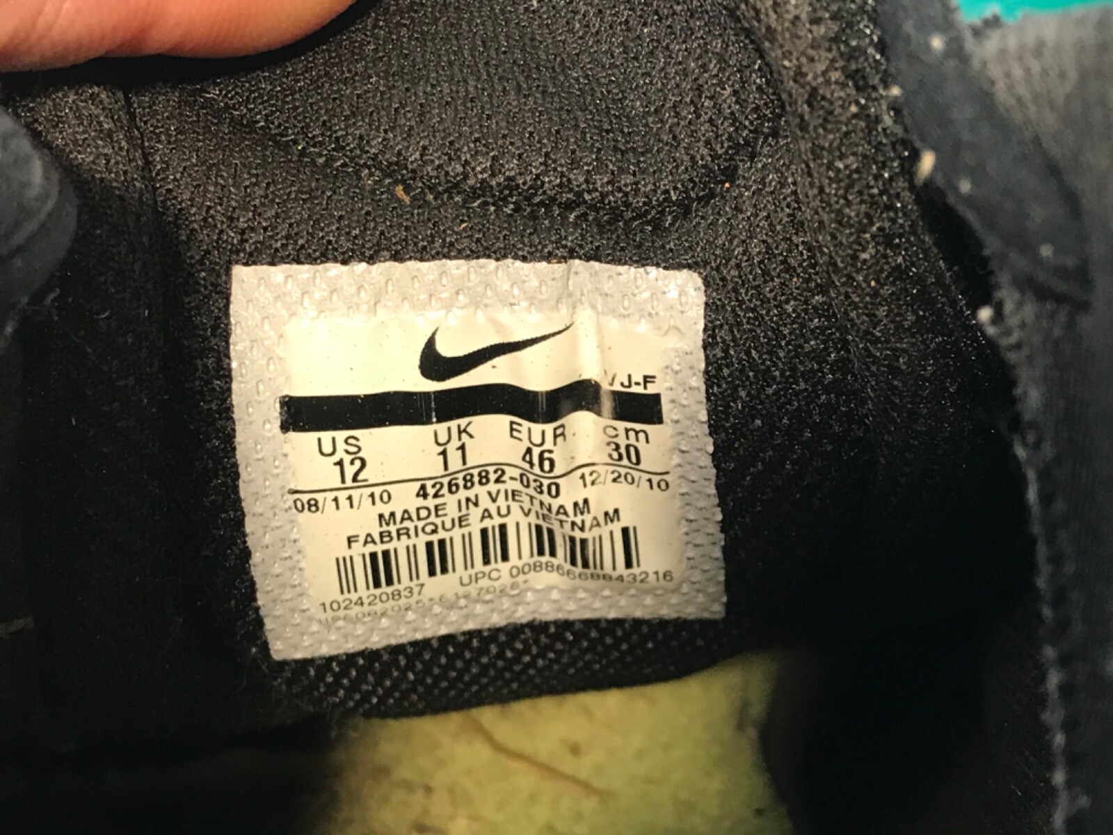 RARE NIKE AIR MAX PLUS TUNED AIR BLACK-VOLT SZ 12 426… - Gem