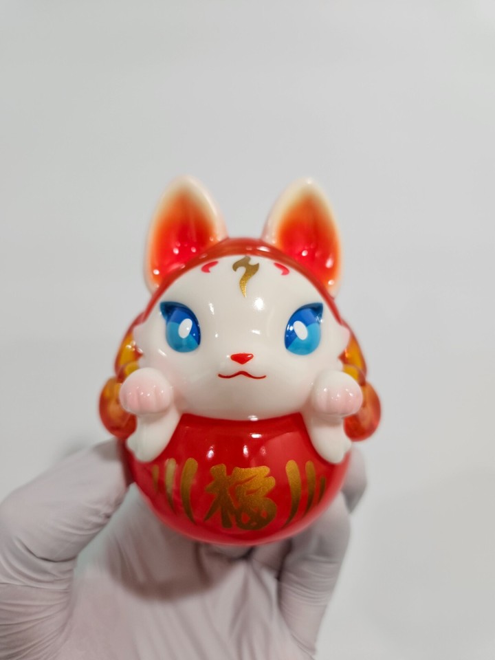 Genkosha: Red Daruma Phantom Fox Soft Vinyl Figure (USED) | eBay