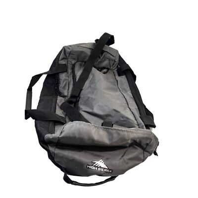 High Sierra Duffel Bag Backpack Combo 30" Gray Black Gym Travel Light ...