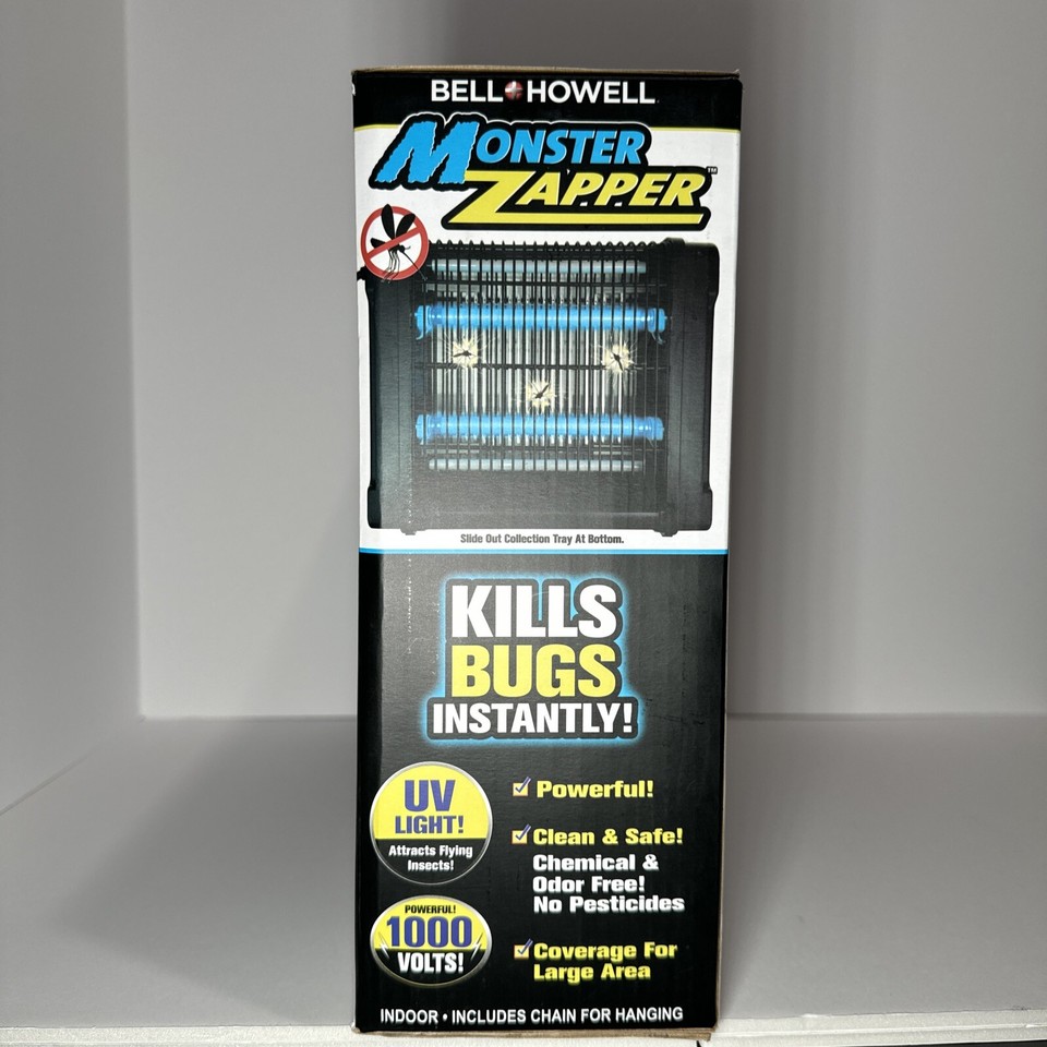 Monster Bug Zapper 1000-Volt Electric Indoor Bell & Howell 80313019869 ...