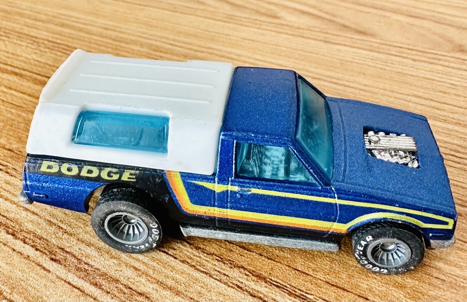 Hot Wheels Real Riders 1983 Dodge D-50 Hi-Rakers Good Year Rubber Tires ...