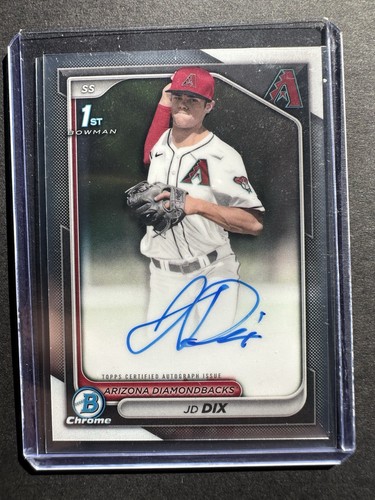JD DIX 2024 BOWMAN CHROME DRAFT 1ST DIAMONDBACKS AUTO | eBay