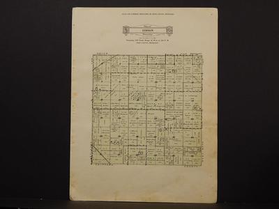 Minnesota Swift County Map Edison Township 1931 Y6#63 | eBay