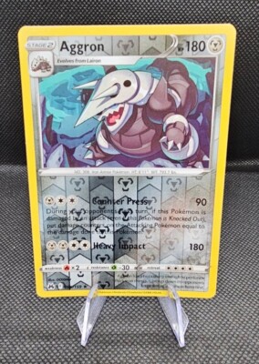 Aggron Reverse Holo Rare (089/159) Pokemon Crown Zenith SWSH12.5 (89 ...