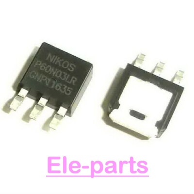 10 PCS P60N03LR TO-252 60N03 N-Channel 30-V (D-S) MOSFET Transistors ...