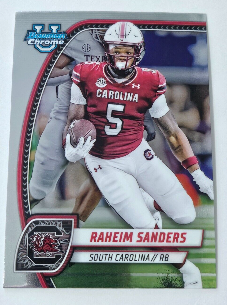 Rocket Raheim Sanders 2024 Bowman University U Chrome #148 South ...