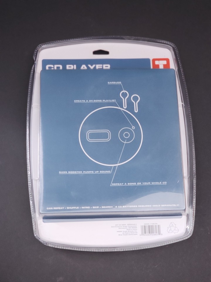 New Sealed 2005 Portable CD Player Trutech Skip-Free Personal Model ...