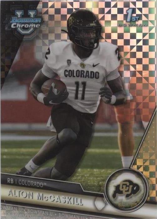 2023 Bowman University Chrome - Alton McCaskill #26 X-Fractor (RC) for ...
