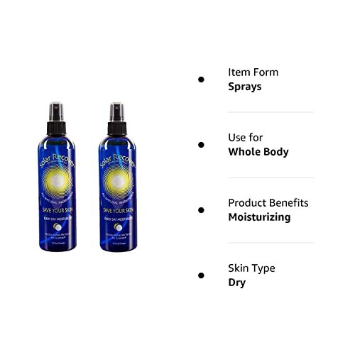Solar Recover - After Sun Moisturizing Spray 2 Pack - 24 Ounces ...