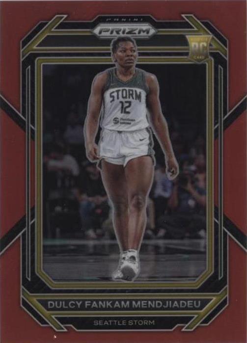 2023 Panini Prizm WNBA - Dulcy Fankam Mendjiadeu #42 Red Prizm /199 (RC ...