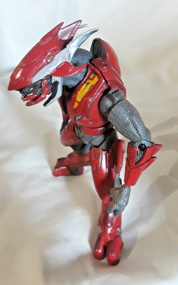 2008 McFarlane HALO 3 Elite Combat 5.5" Red/Gray Action Figure SERIES 3 ...