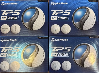 2024 TP5 White Golf Balls FOUR DOZEN Total My Symbol (Parrots) (Parrots ...