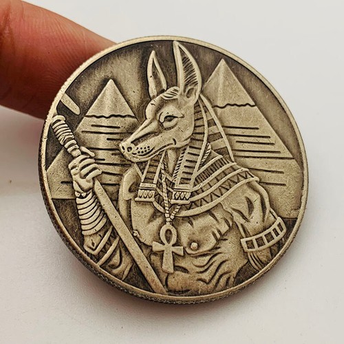 Ancient Egyptian Pharaoh Pyramid God of Death Anubis Commemorative ...