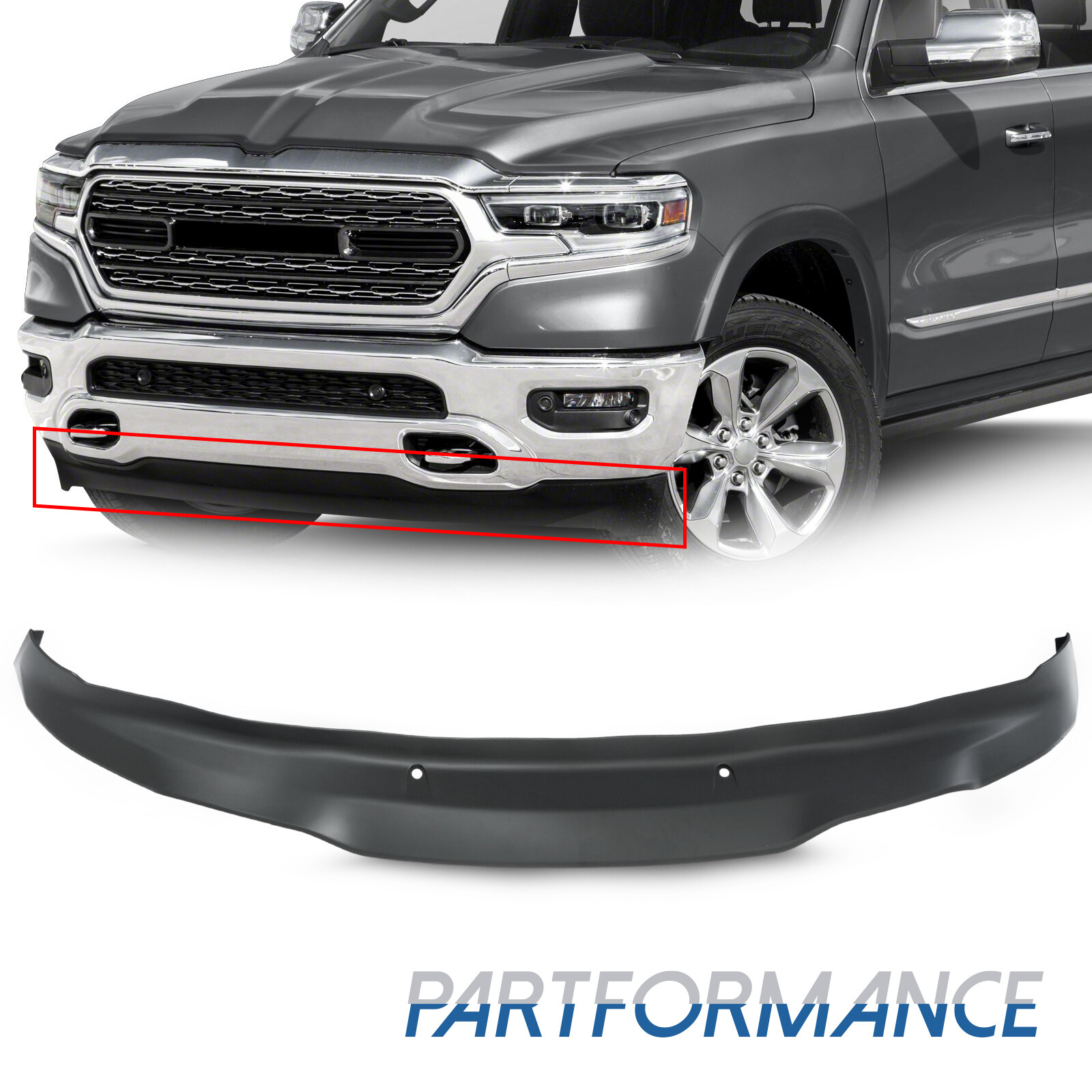 For 2019 2020 2021 2022 2023 Dam Dodge Ram 1500 Front Bumper Air ...